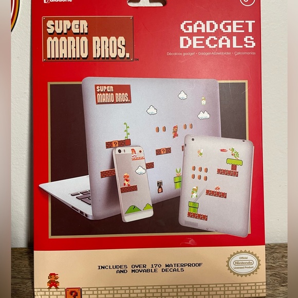 Nintendo | Accents | Nintendo Super Mario Bros Decal Stickers | Poshmark